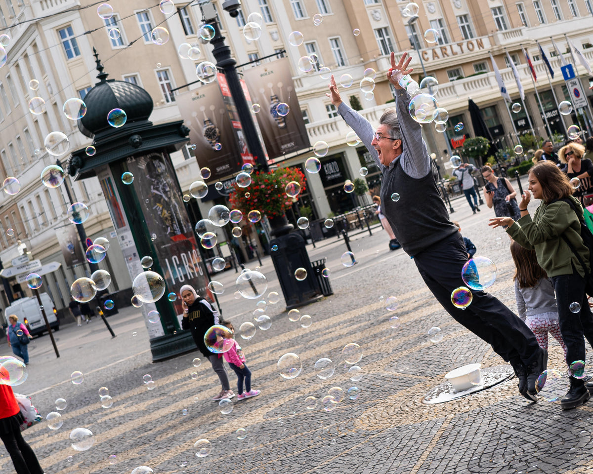 Chasing Bubbles in Bratislava, Thinking in the Clouds, My Favourite Ex